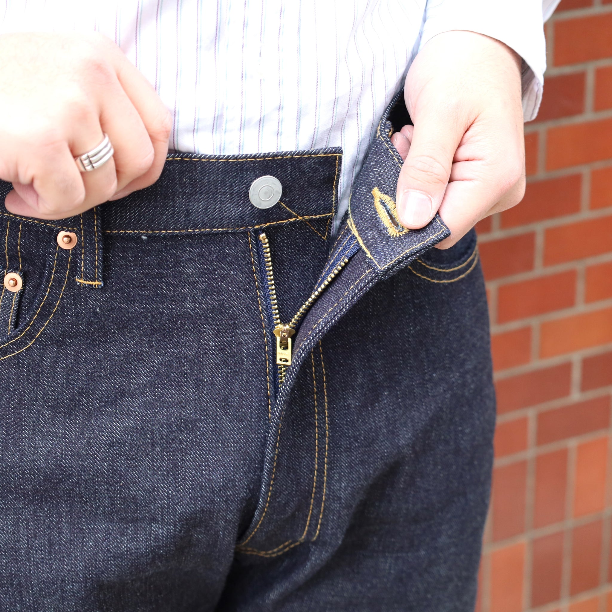 618 ORIGINAL JEANS INDIGO NON WASH – ANATOMICA NAGOYA