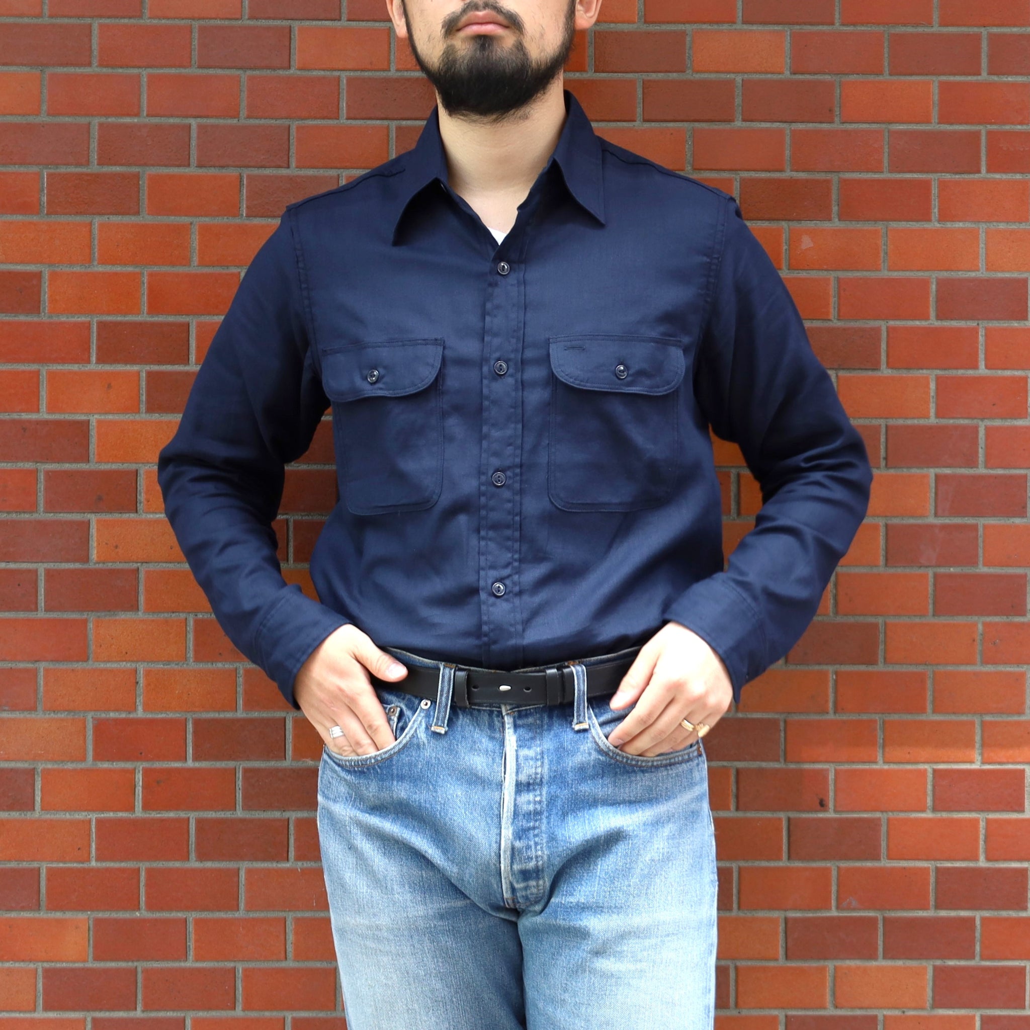 BIG A SHIRTS ARMY TWILL – ANATOMICA NAGOYA