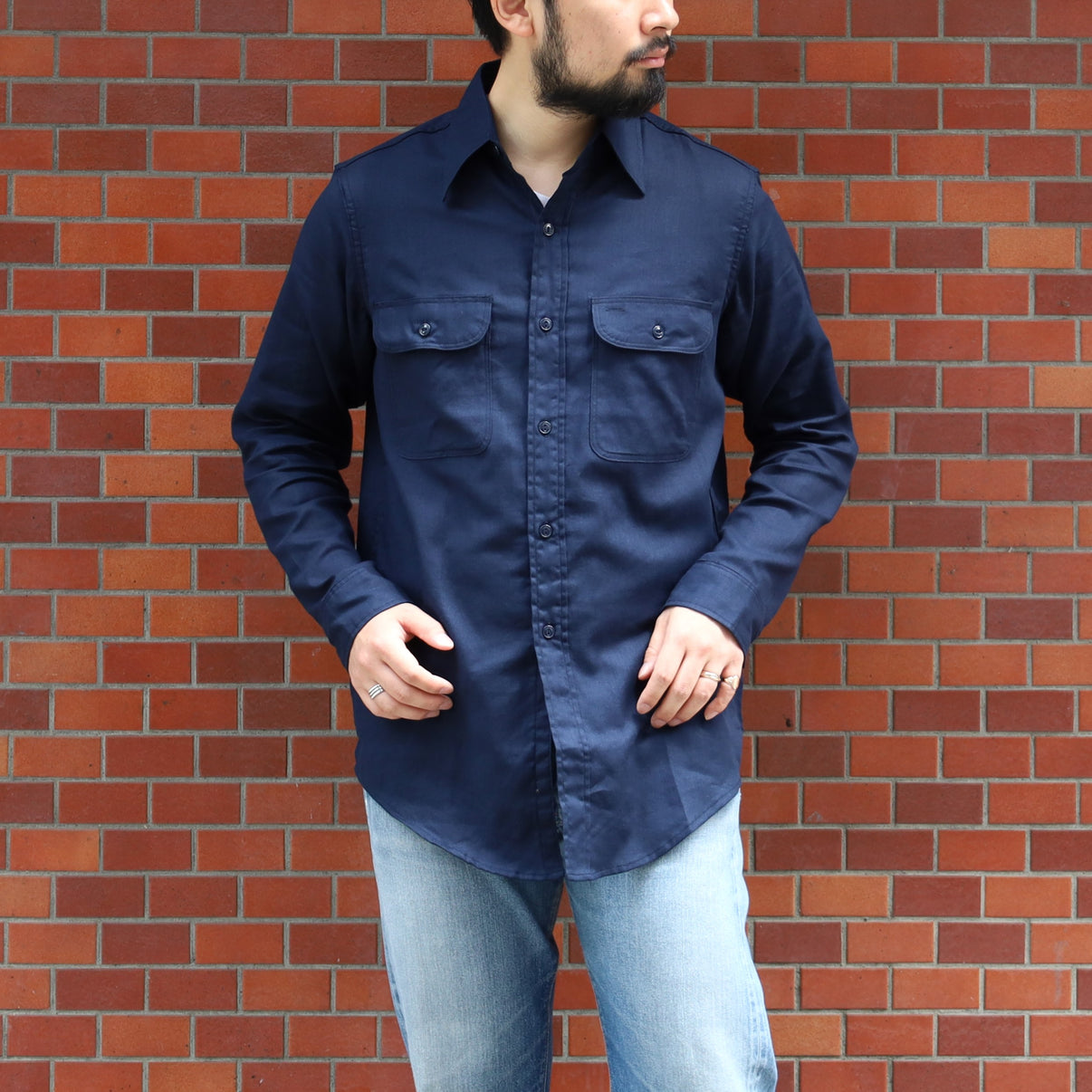 BIG A SHIRTS ARMY TWILL – ANATOMICA NAGOYA