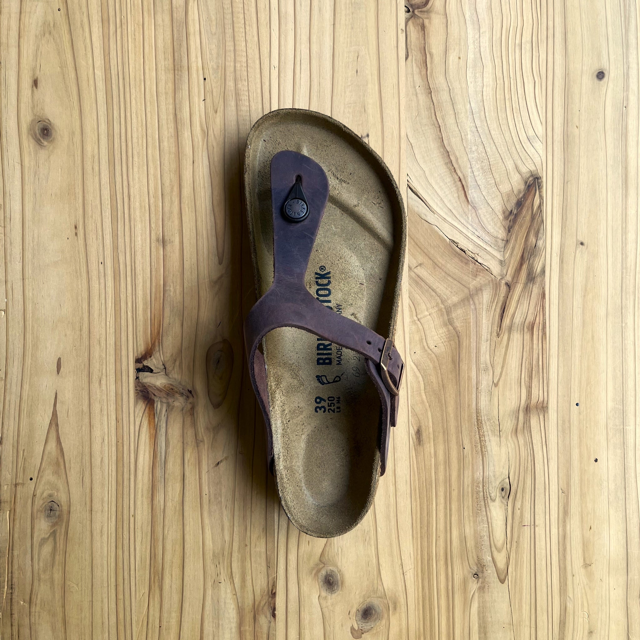 BIRKENSTOCK GIZEH OILED LEATHER – ANATOMICA NAGOYA